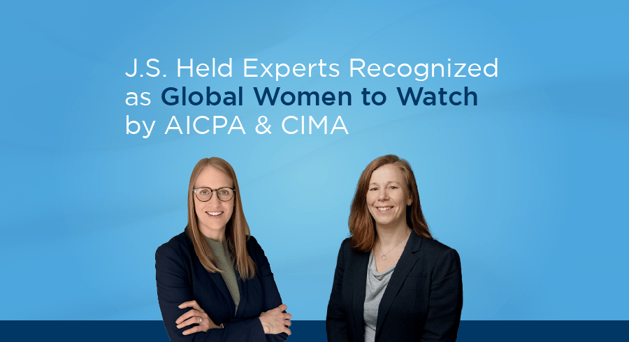 J.S. Held Experts Honored Among AICPA and CIMA Global Women to Watch